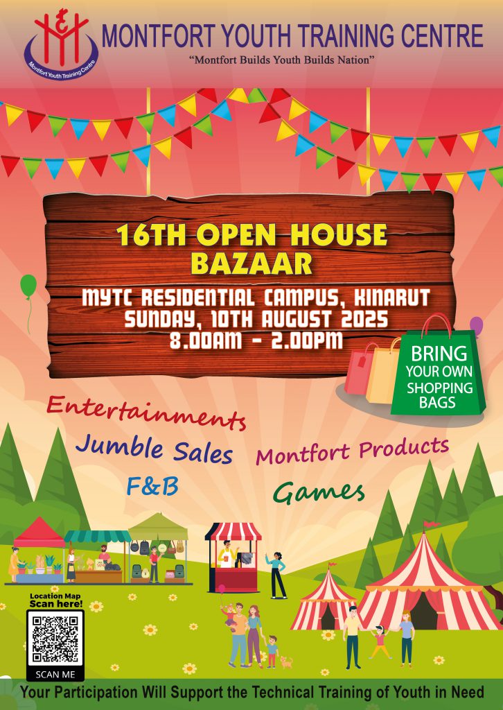 MONTFORT 16TH OPEN HOUSE BAZAAR – Montfort Youth Training Centre
